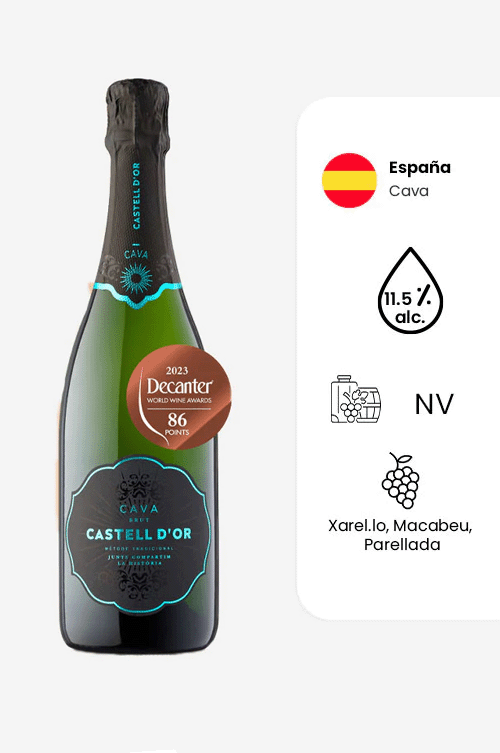 Castell D'Or Cava Brut 375 ml – Life is Grape Mx