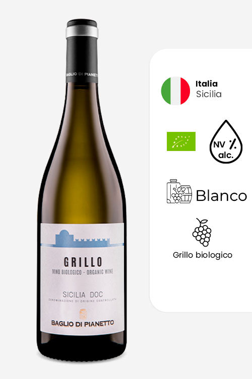Grillo Biológico Sicilia DOC 750 ml – Life is Grape Mx